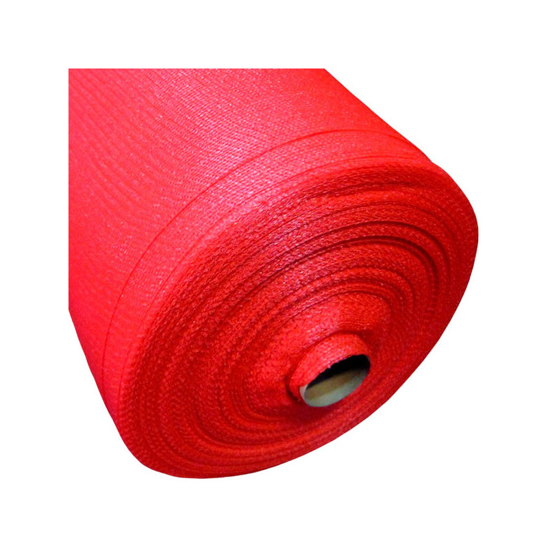 Malla Raschel 65% 4.2x100metros Color Rojo Nacional