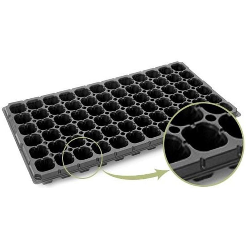 Bandejas de Germinacion 72 celdas x 100U, almacigo de Pimiento, Pepino