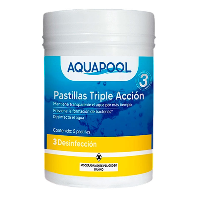Cloro Pastilla Triple Accion 4Kg ATCC Desinfectante Estabilizado Para ...