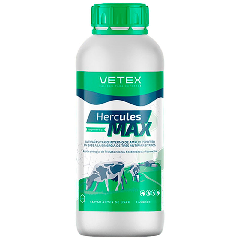 Hercules Max 30ml Triclabendazol Fenbendazol Antiparasitario Susp Oral ...