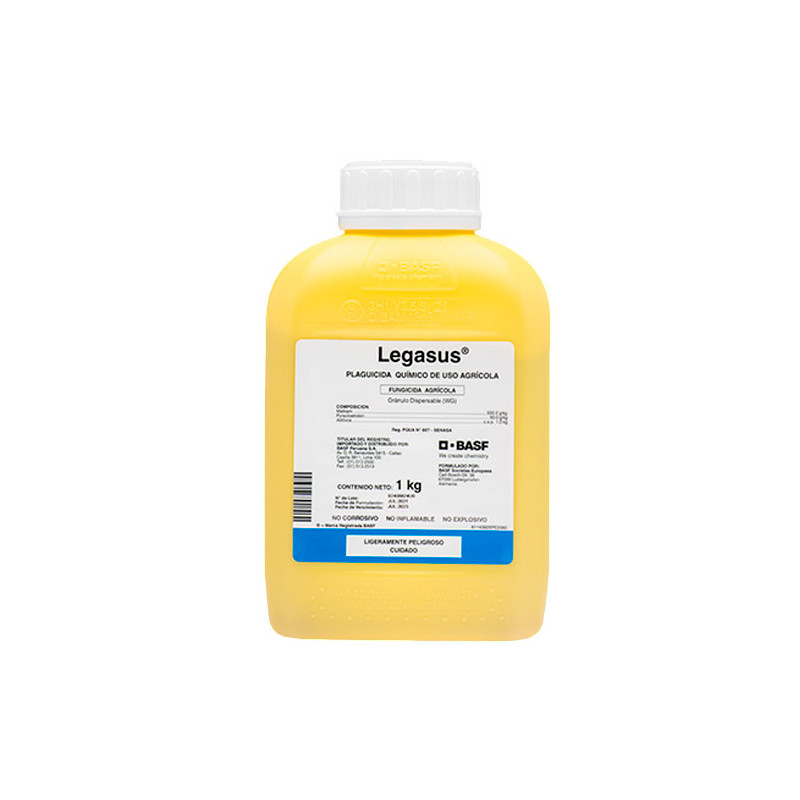 Legasus 1Kg Metiram Pyraclostrobin Fungicida Agricola Amplio Espectro, BASF