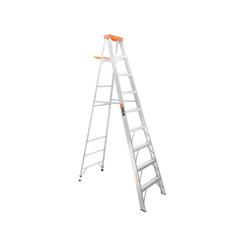 Escalera 8 Pelda os Tipo Tijera Con Bandeja 102 Kg Tipo II Peso 10 escalera-8-pelda-os-tipo-tijera-con-bandeja-102-kg-tipo-ii-peso-10