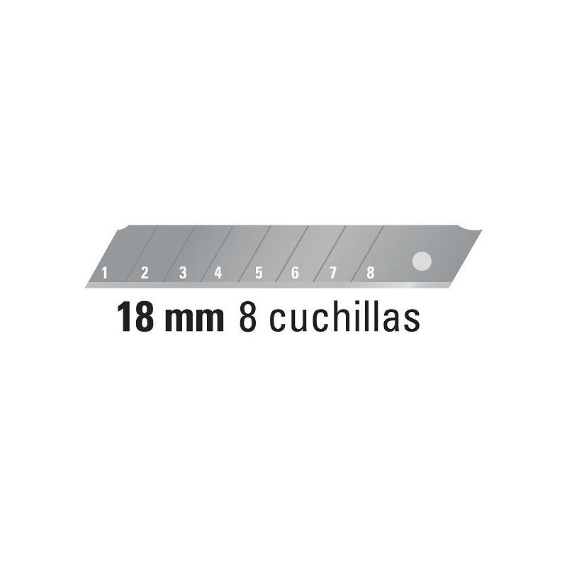 Cutter 6" 18mm con AlmaMetalica 1Navaja de Acero, Pretul CUT-6P 22396